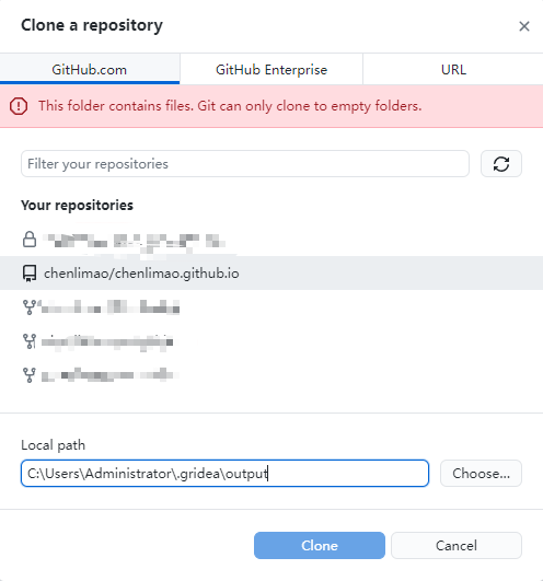 Gridea+GitHub Desktop 同步代码 | Chenlimao
